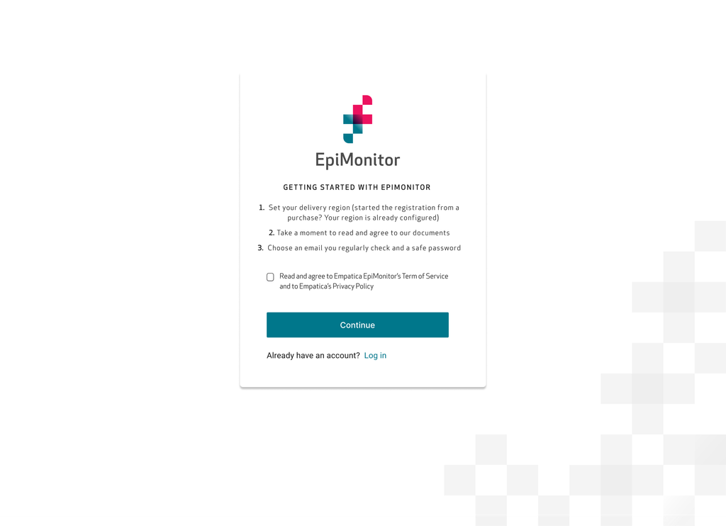 How to create your EpiMonitor account – Empatica Support