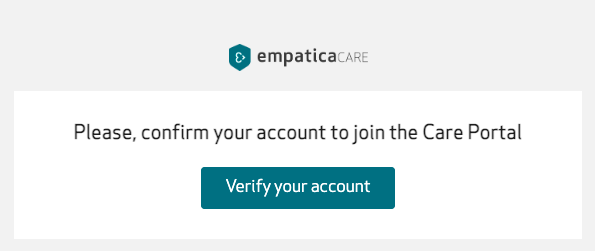 Setting up your Care Portal account – Empatica Support
