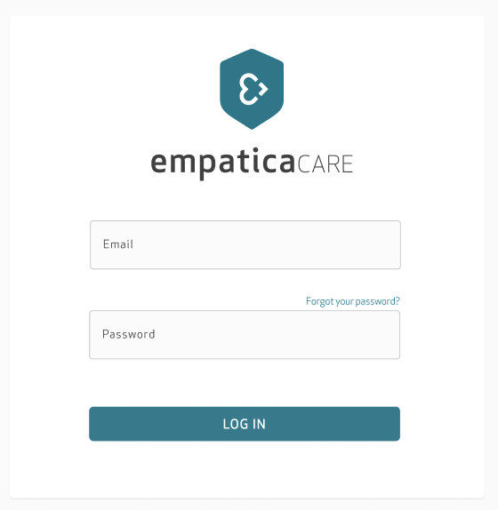 Setting up your Care Portal account – Empatica Support